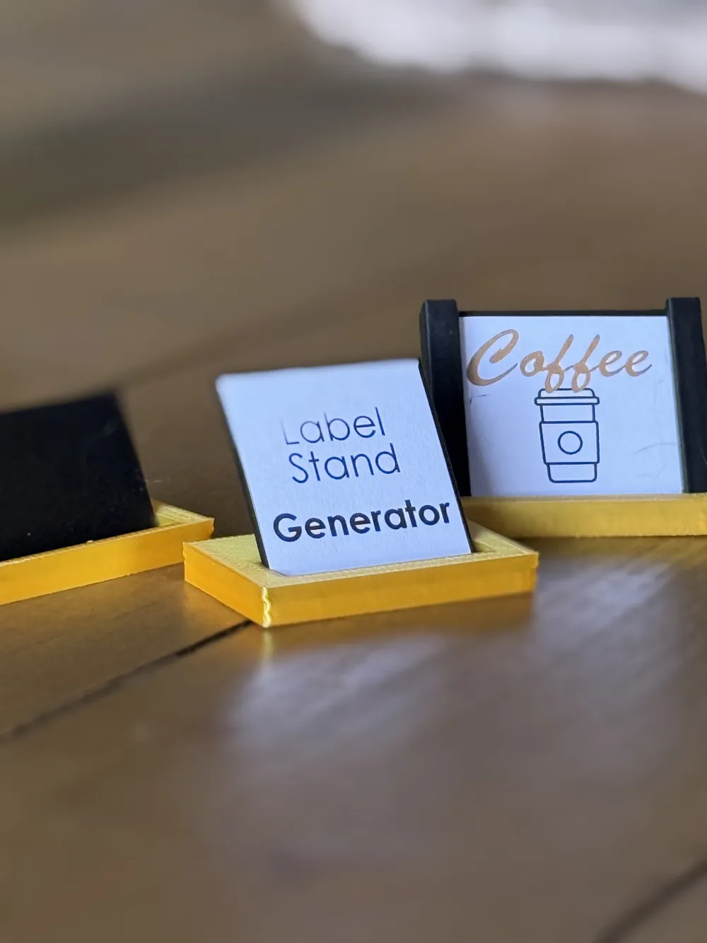 Parametric Sign Stand – Customizable Holder by Henry MakerWorld ...