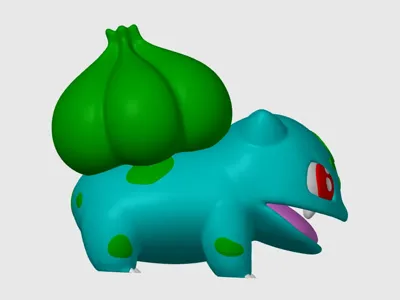 Bulbasaur Multicolor by entroisdimensions_figurine MakerWorld: Download Free 3D Models