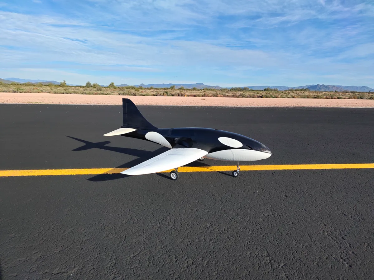 Mini Orca V3 Jet EDF 80mm - Modèle d'Impression 3D Gratuit - MakerWorld