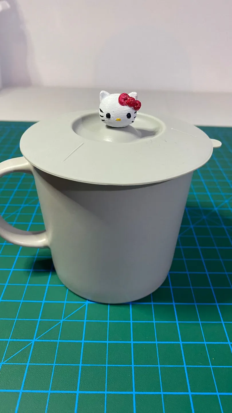 hello kitty cup cover - Free 3D Print Model - MakerWorld