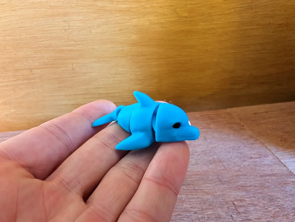 Articulated Mini Dolphin - Free 3D Print Model - MakerWorld