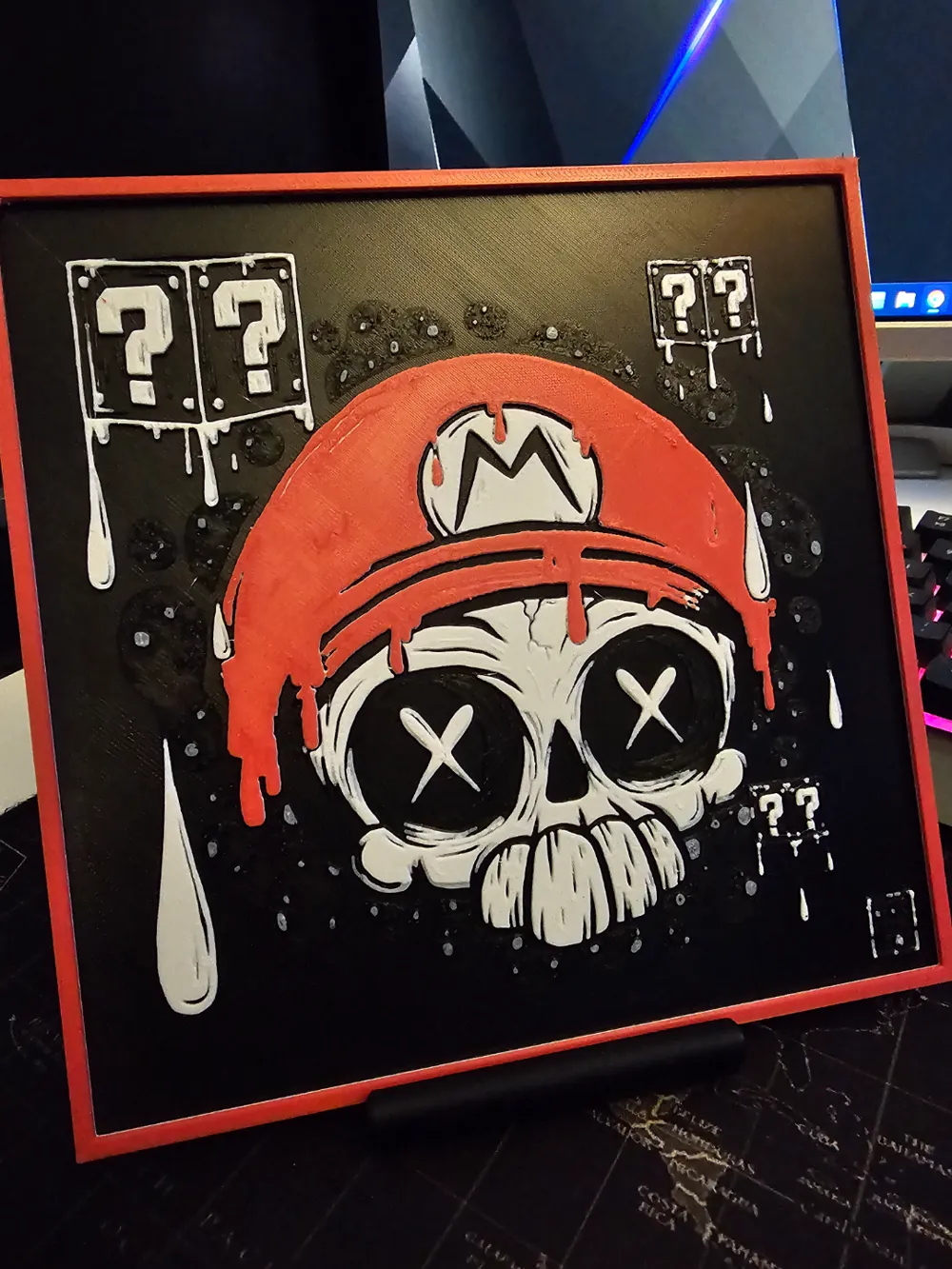 Mario Skull - HueForge by Think3D - MakerWorld
