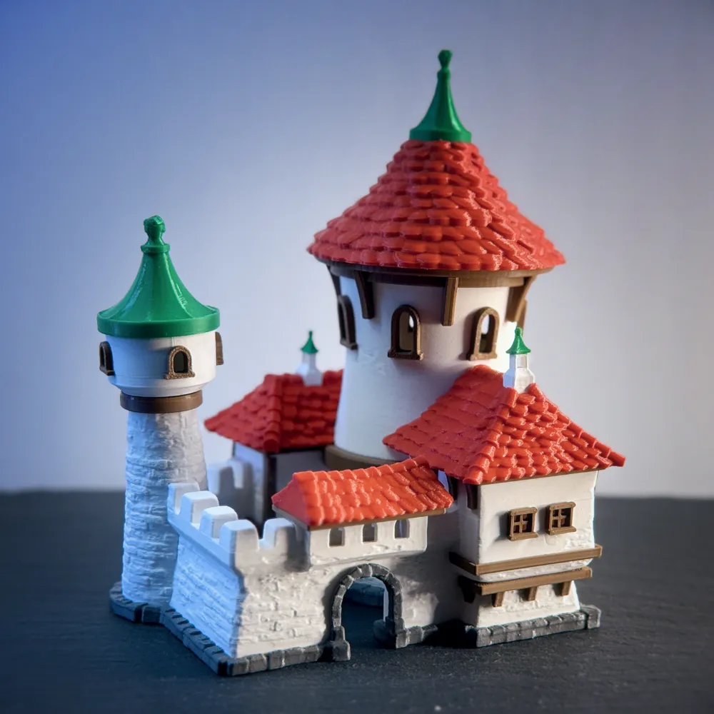 Mini stylized Fantasy Castle by Structales - Roadrunner4d MakerWorld ...
