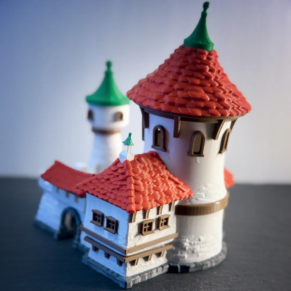 Mini stylized Fantasy Castle by Structales - Roadrunner4d MakerWorld ...