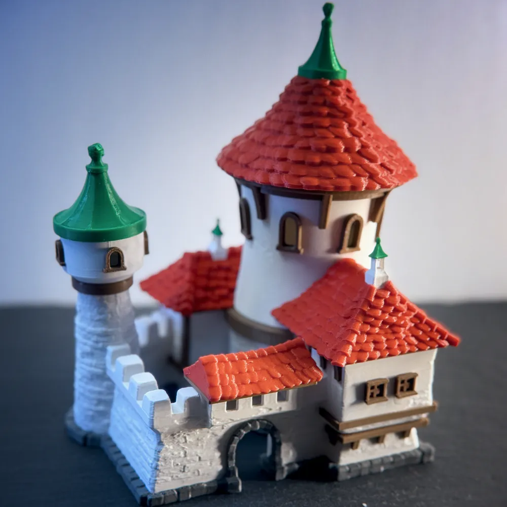 Mini stylized Fantasy Castle by Structales - Roadrunner4d MakerWorld ...