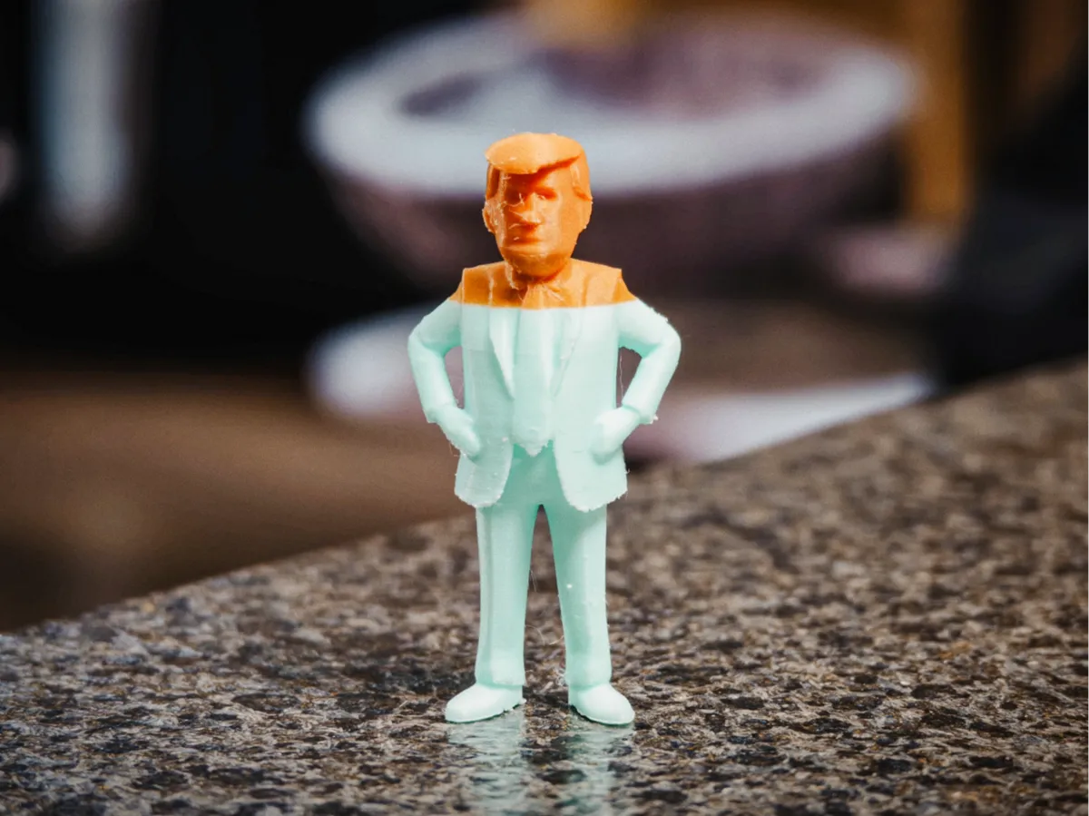 Trump Miniature Figure Model - Free 3D Print Model - MakerWorld
