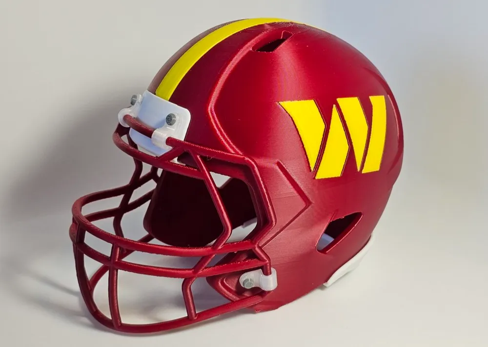 Casque de football NFL des Washington Commanders - Modèle d'Impression ...