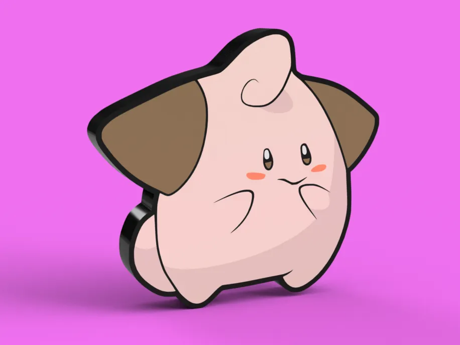 Cleffa Lightbox by Sitsero - MakerWorld