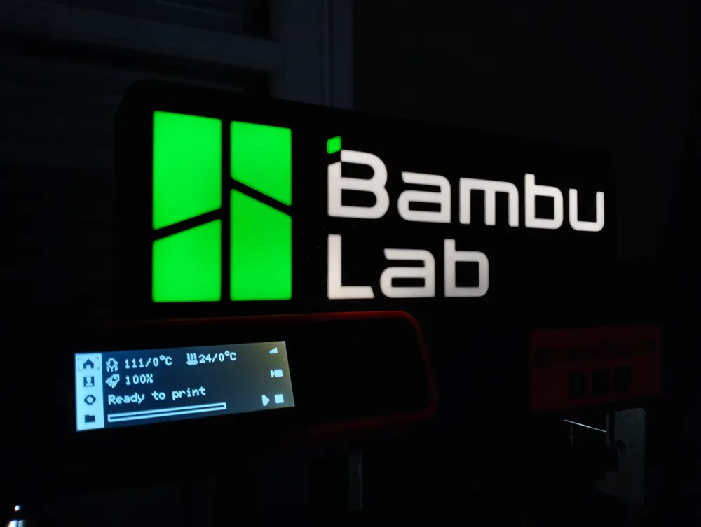 Bambu Lab Lightbox LED Lamp by braga3dprint MakerWorld: Download Free ...