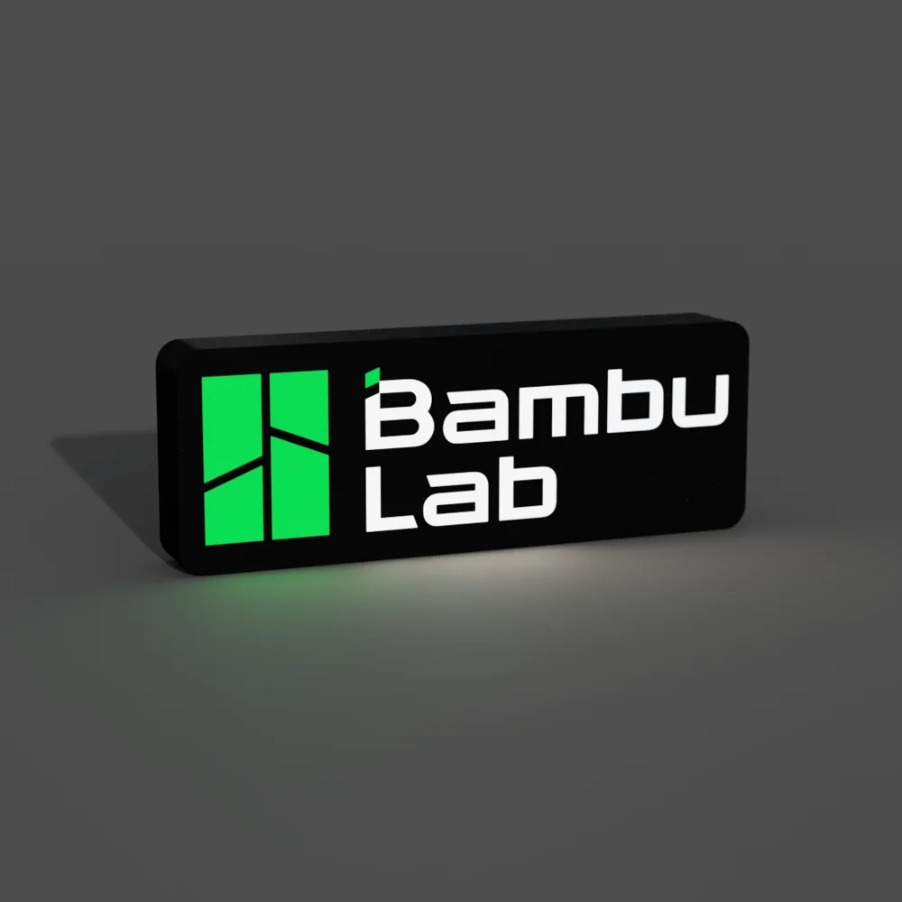 Bambu Lab Lightbox LED Lamp by braga3dprint MakerWorld: Download Free ...