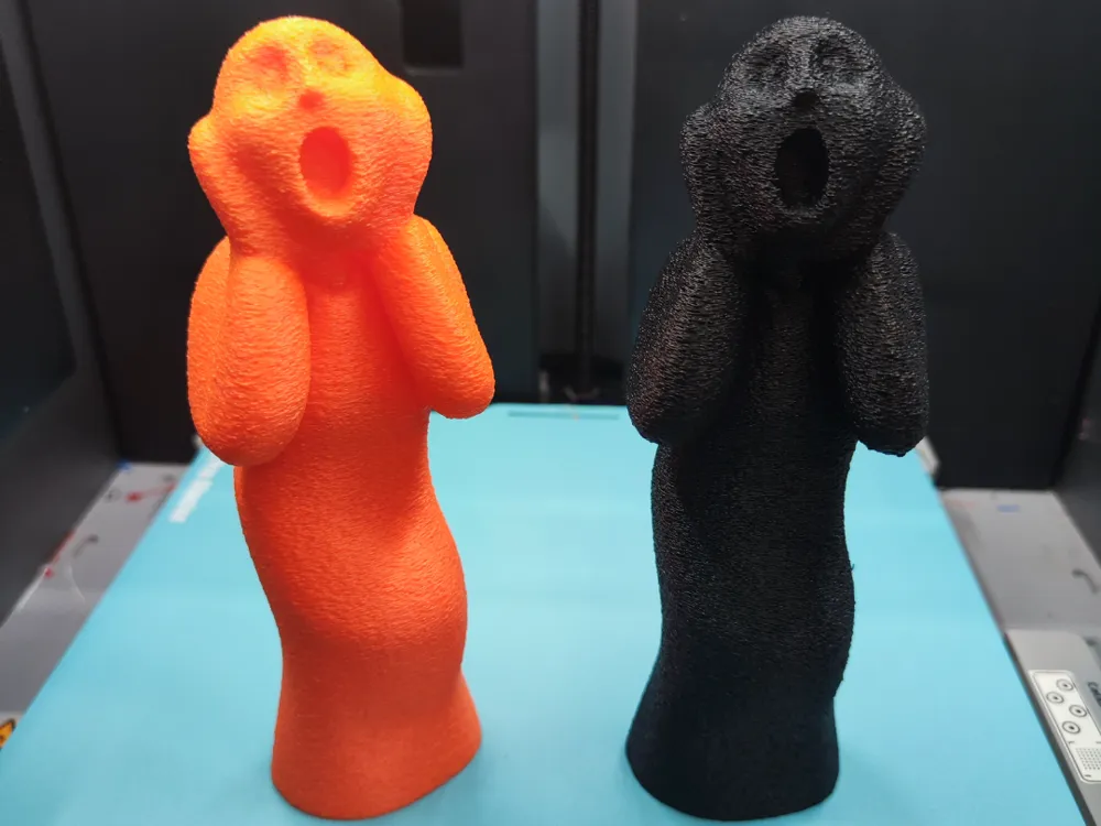 Artistic statue "The Scream" by Edvard Munch - Free 3D Print Model ...