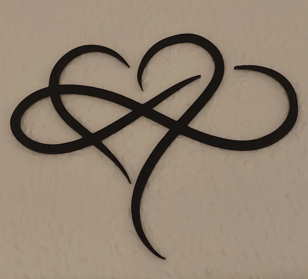 Infinity love wall decor. by Demmacs - MakerWorld