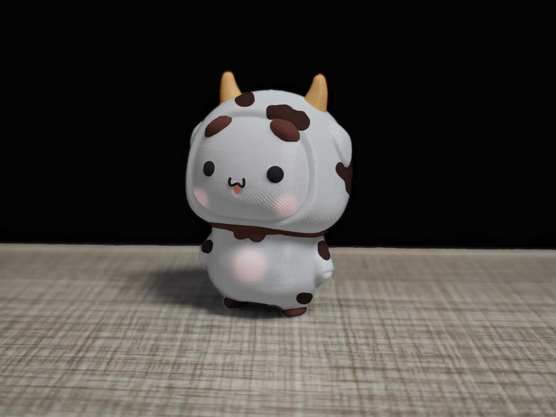 Couple Bears Series-Yi Er in Cow Outfits by J.Z.D. - MakerWorld