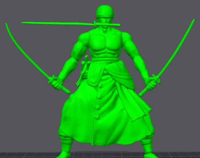 Roronoa Zoro 3 Sword Style - One Piece by DaenCats - MakerWorld