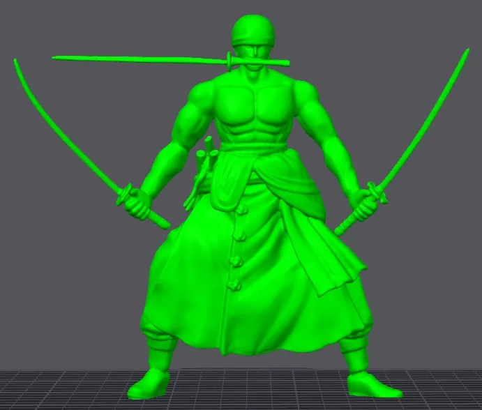 Roronoa Zoro 3 Sword Style - One Piece by DaenCats - MakerWorld