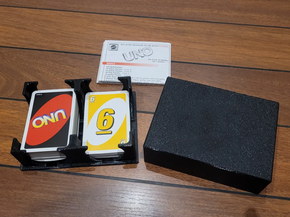 3-in-1 UNO Card Storage & Play Case - Free 3D Print Model - MakerWorld
