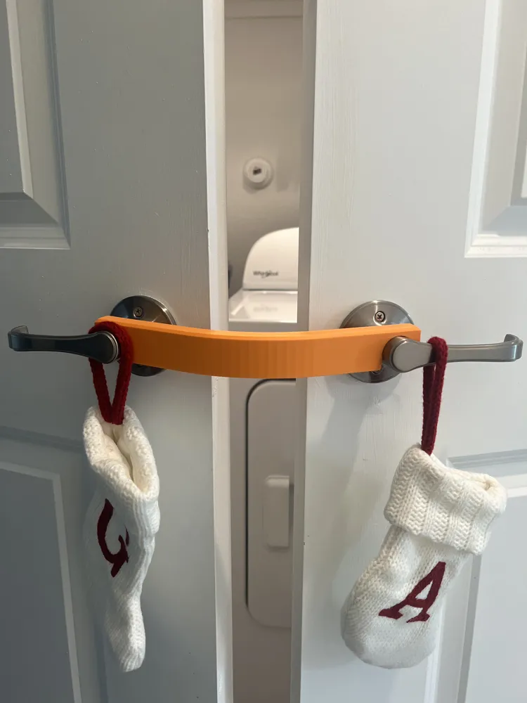 Easy Door Latch for Double Doors - Free 3D Print Model - MakerWorld