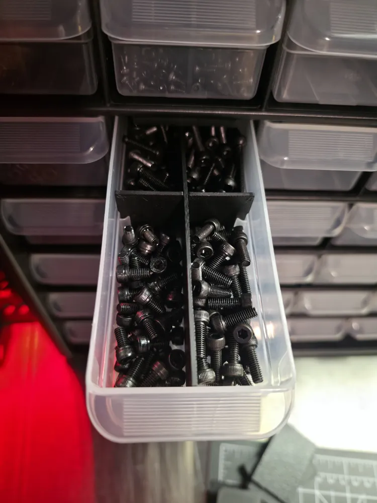 Plastic Bin Organizer Dividers - Akro Mills - Free 3D Print Model ...