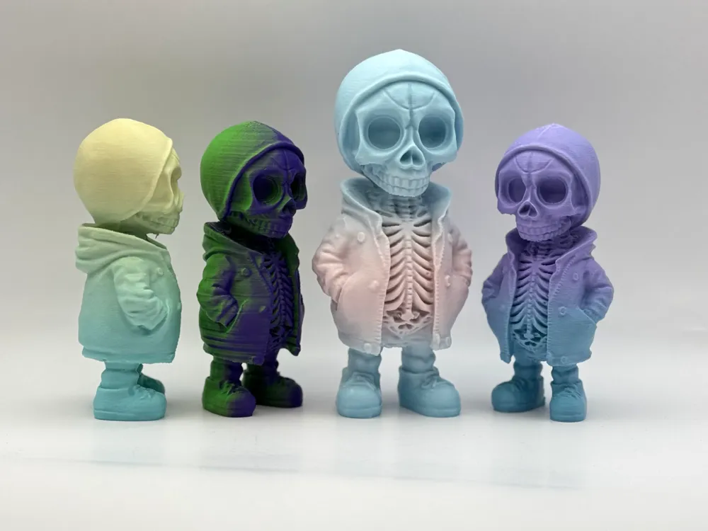 Spooky Hooded Skeleton by Stigern - MakerWorld