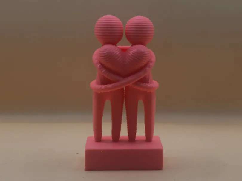Embraced Love Couple - Free 3D Print Model - MakerWorld