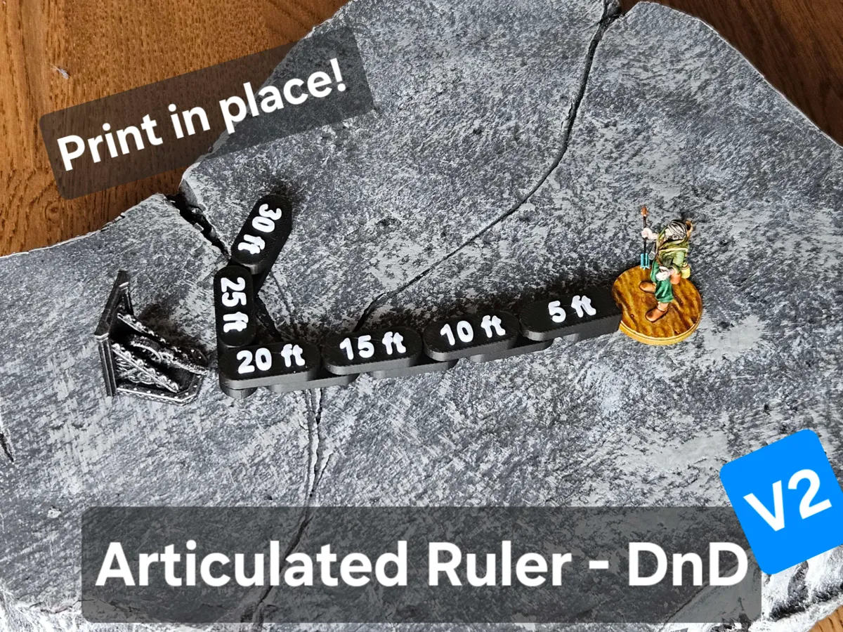 Articulated Ruler - DnD Edition - V2 by Yandalf MakerWorld: Download ...