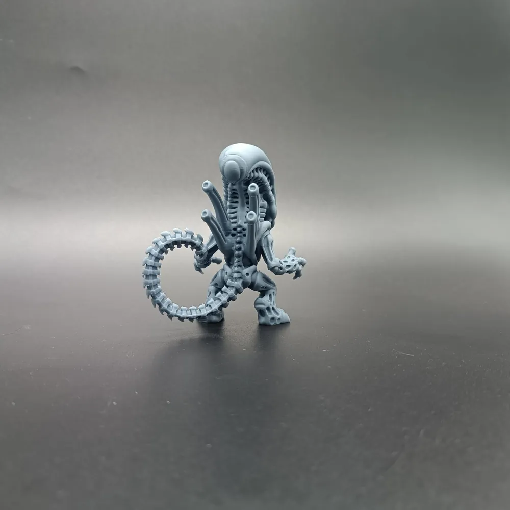 Chibi Xenomorph Skeleton - Cute Horror Alien - Free 3D Print Model ...