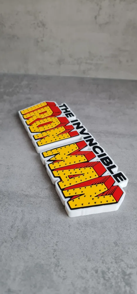 The Invincible Iron Man Logo / Sign - Free 3D Print Model - MakerWorld