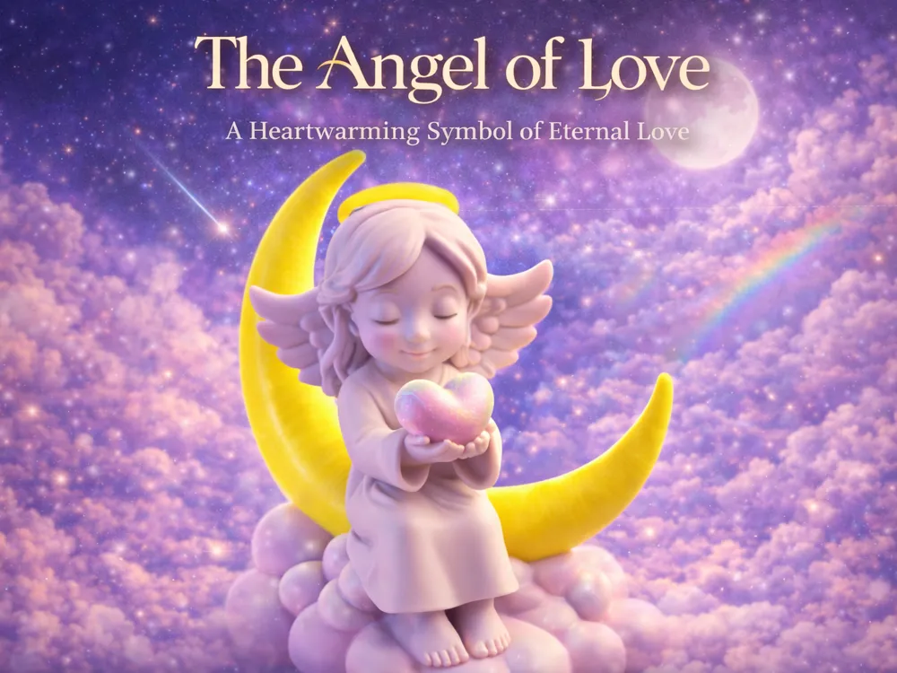 The Angel of Love - Decorative Display Model - Free 3D Print Model ...