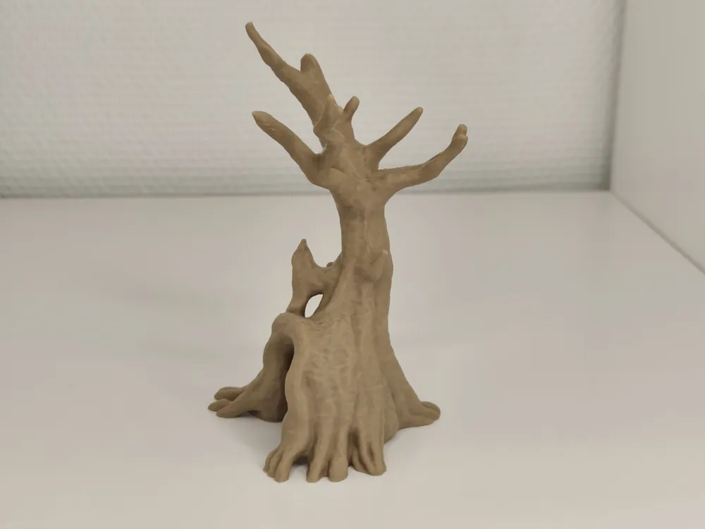 Gnarled Dead Tree Hollow Cave - Tabletop Terrain - Free 3D Print Model ...
