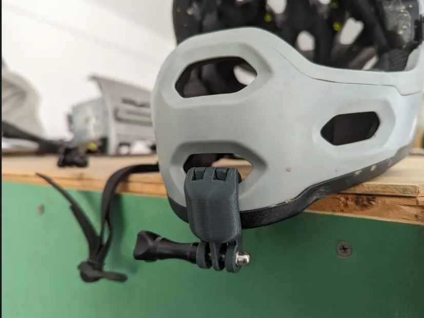 Bell super 3r Gopro chin mount by @BasementCNC - MakerWorld