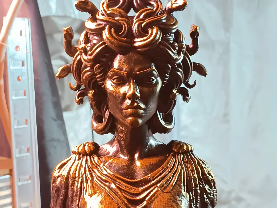 Medusa bust by Supportless-mini & more MakerWorld: Download Free 3D Models