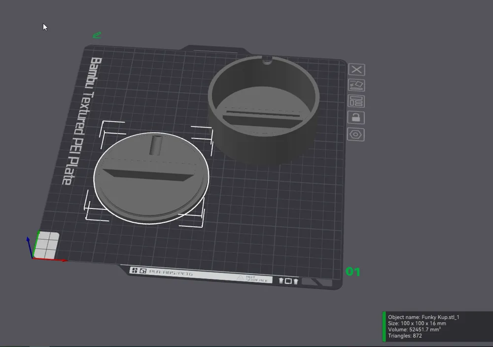 Acrylic panel LED Puck template by Tommy Gun - MakerWorld