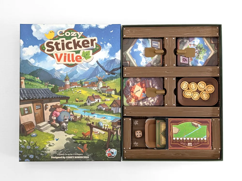 Cozy Stickerville - Organizer Insert - Free 3D Print Model - MakerWorld