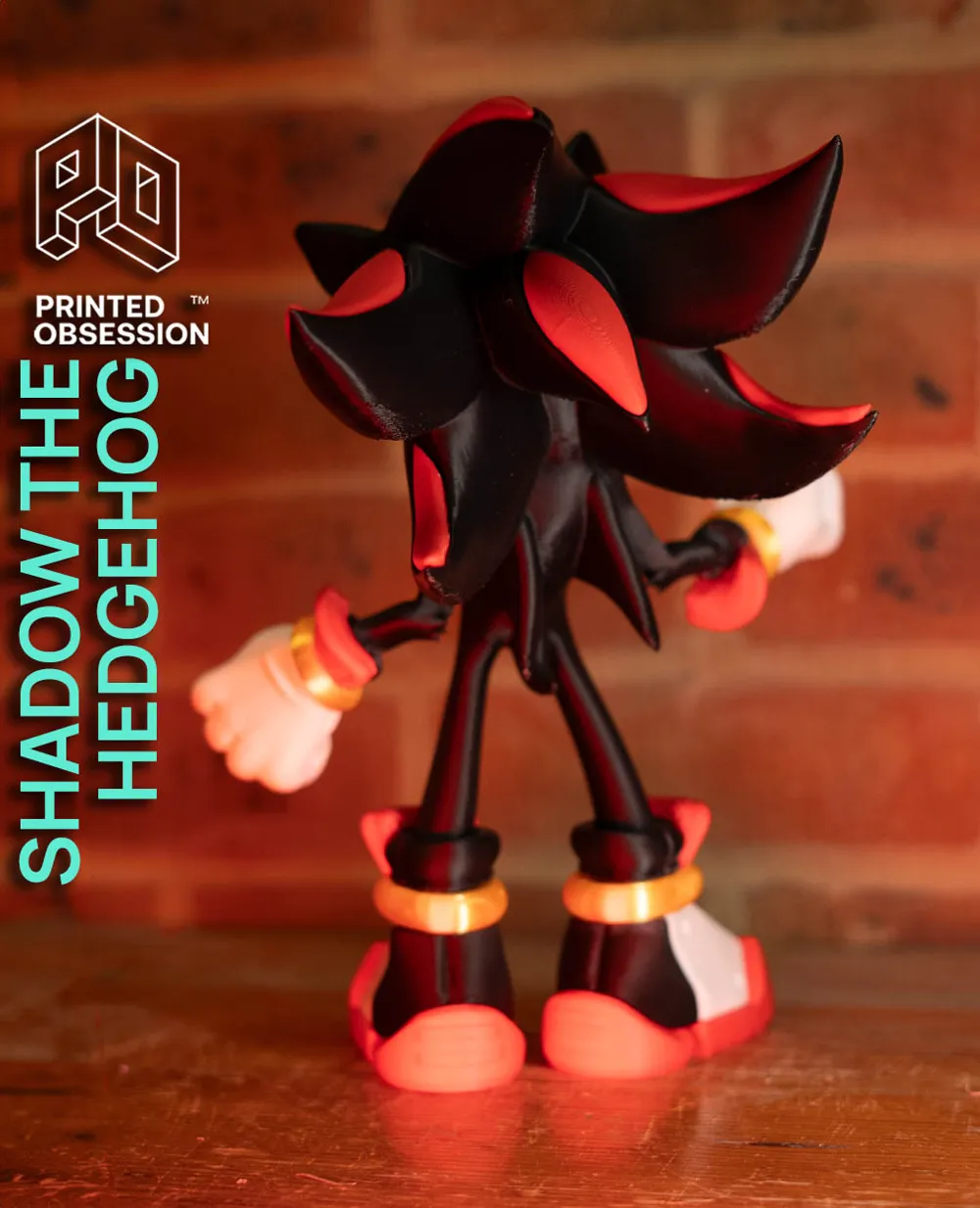 Shadow the hedgehog - Sonic - Full Color - NO AMS - Free 3D Print Model ...
