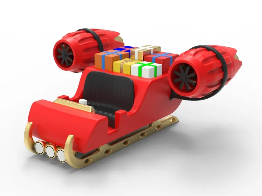 Santa's Jet powered sleigh by strolsie - MakerWorld