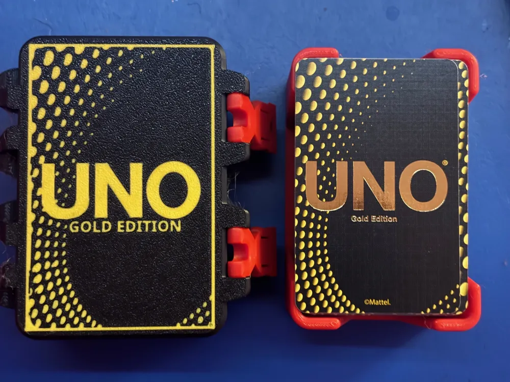 Uno 黄金版卡盒 - 卡扣锁 - 免费 3D 打印模型 - MakerWorld