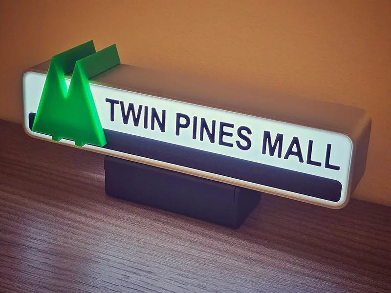 Back To The Future - Twin Pines Mall by Benares Custom Works MakerWorld ...