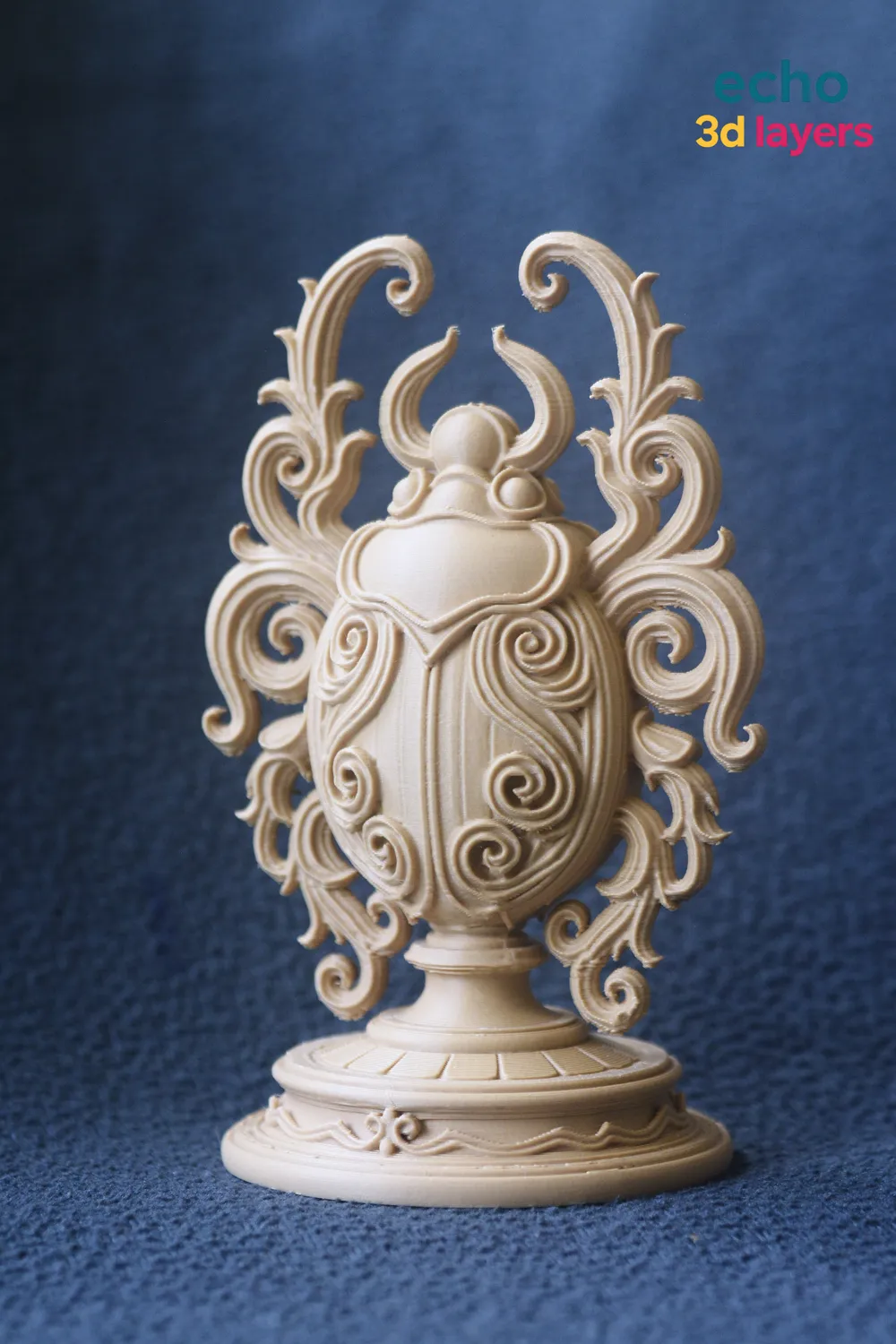 scarab sculpture - Free 3D Print Model - MakerWorld