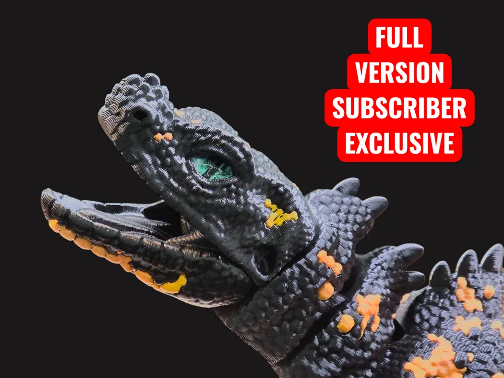Sailfin Dragon- Hyper realistic articulated Lizard by Raki-Box MakerWorld: Download Free 3D Models