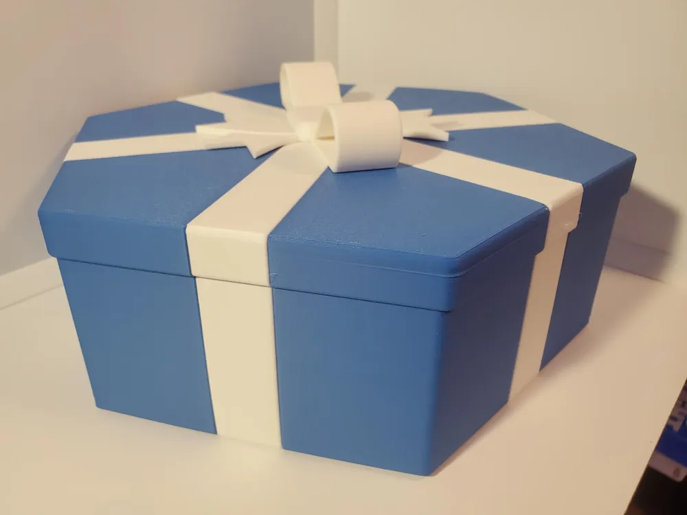 Large Hexagonal Christmas Present - Free 3D Print Model - MakerWorld