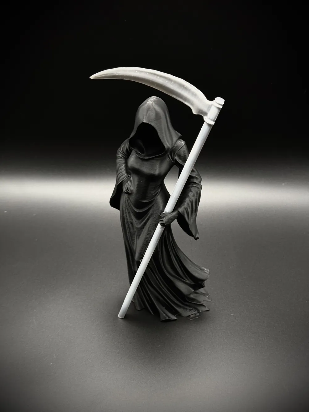 "Lady Death" - Female Reaper Figurine ! - Free 3D Print Model - MakerWorld