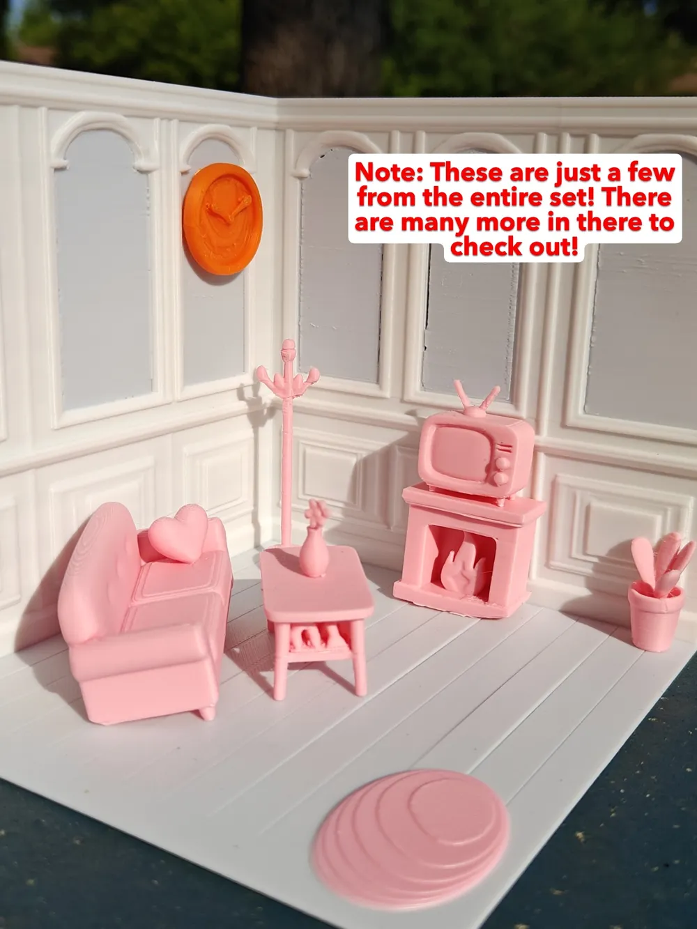 Barbie Series - Livingroom Set/Accessories - Free 3D Print Model ...