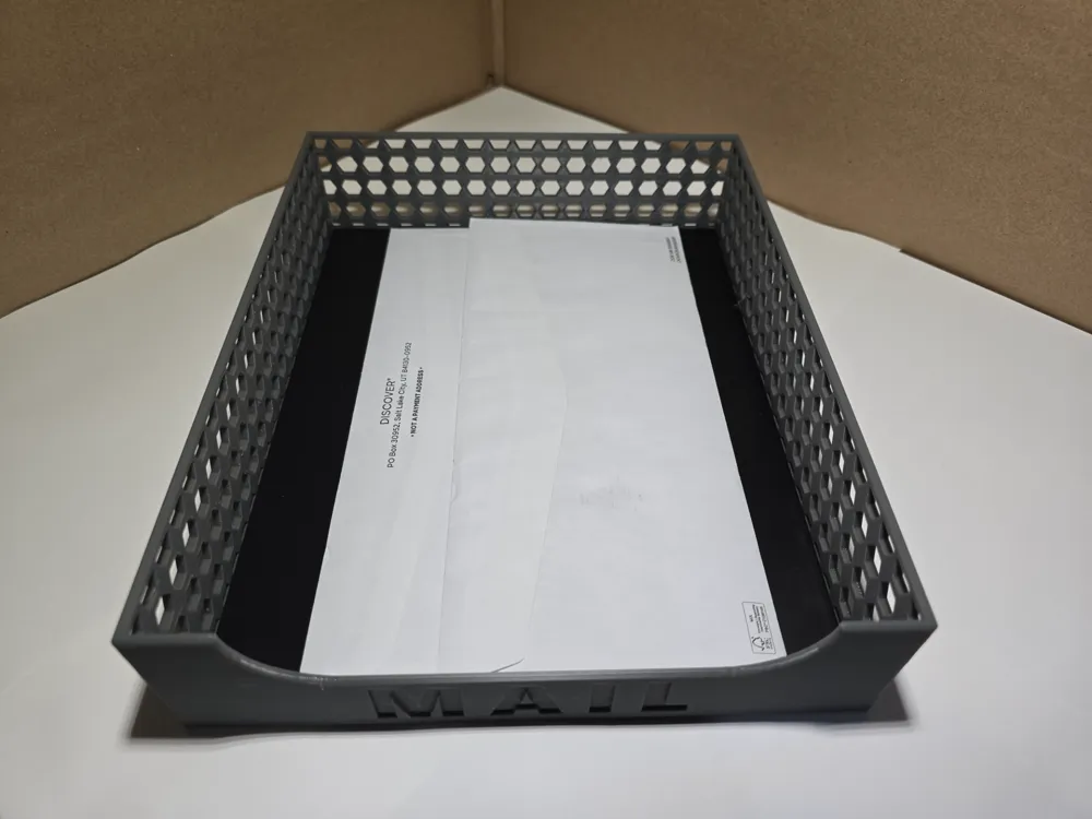 Honeycomb Mail Holder Tray by Blob's Designs - MakerWorld