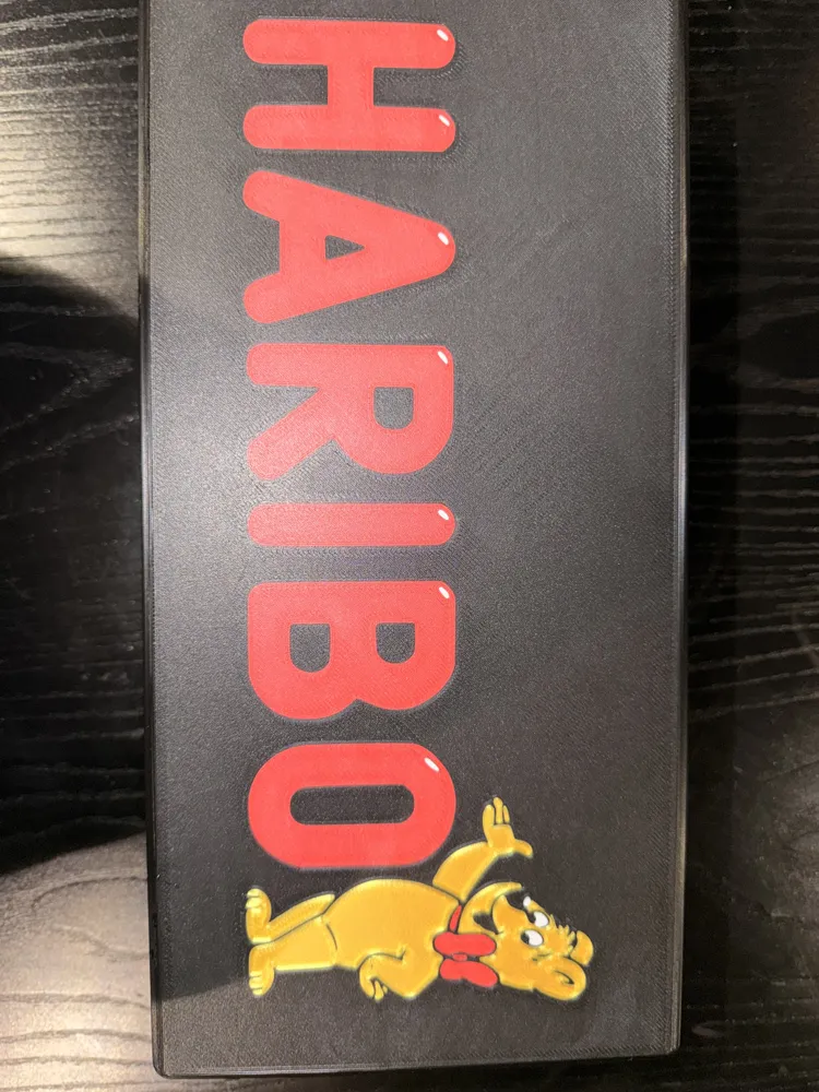 Haribo gift Box For 10 packs of share size 175g - Free 3D Print Model ...