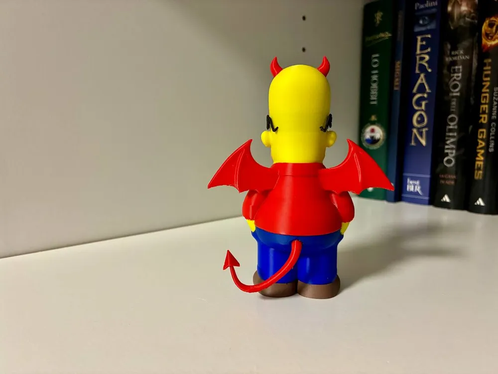 Devil Homer Simpson by lucamoretti86 MakerWorld: Download Free 3D Models