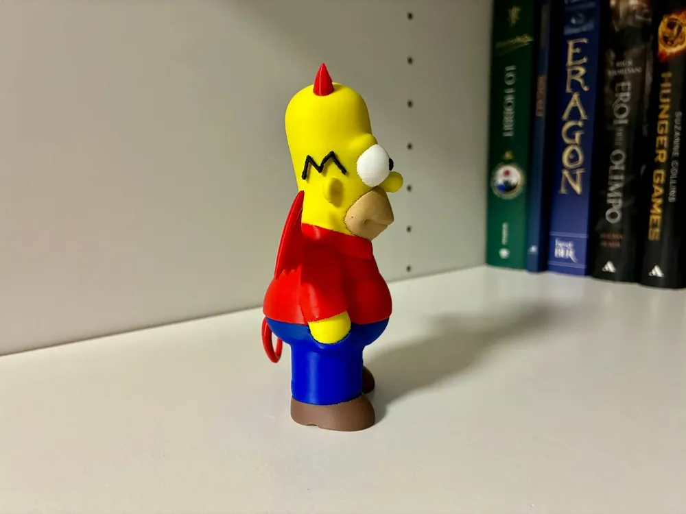 Devil Homer Simpson by lucamoretti86 MakerWorld: Download Free 3D Models