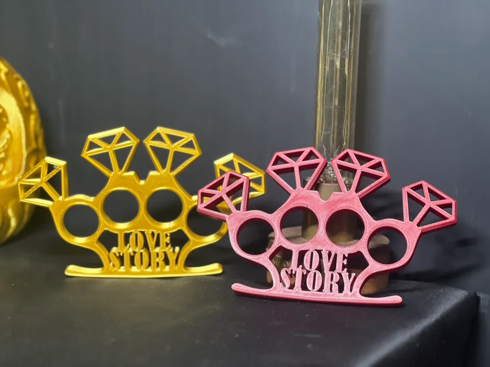 Valentine's Day Special Knuckle Duster by AT62 - MakerWorld
