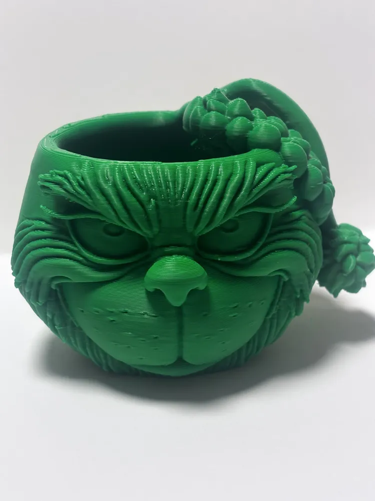 Christmas grinch candy bowl - Free 3D Print Model - MakerWorld