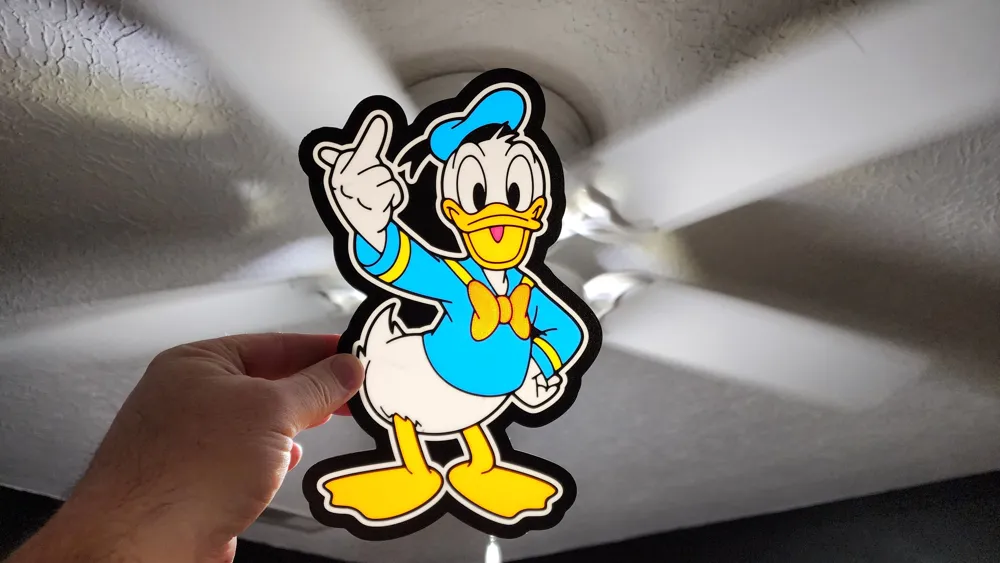 Donald Duck - Birdie - Light Box by MayHem MakerWorld: Download Free 3D ...