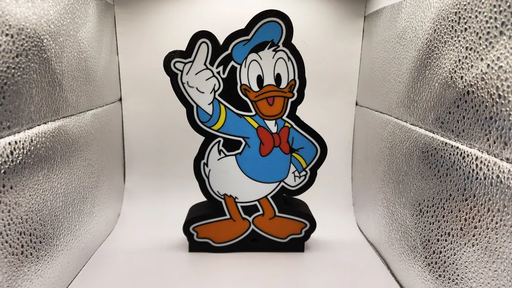 Donald Duck - Birdie - Light Box by MayHem MakerWorld: Download Free 3D ...